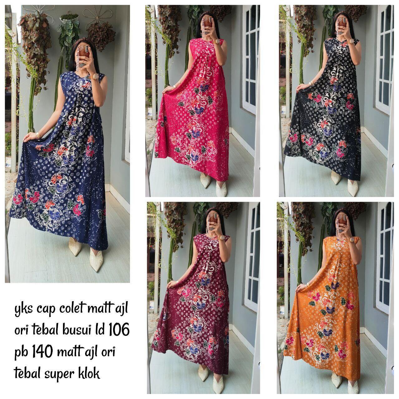 YUKENSI BATIK CAP COLET , DRESS BATIK, BUKAN BATIK BIASA | Lazada Indonesia