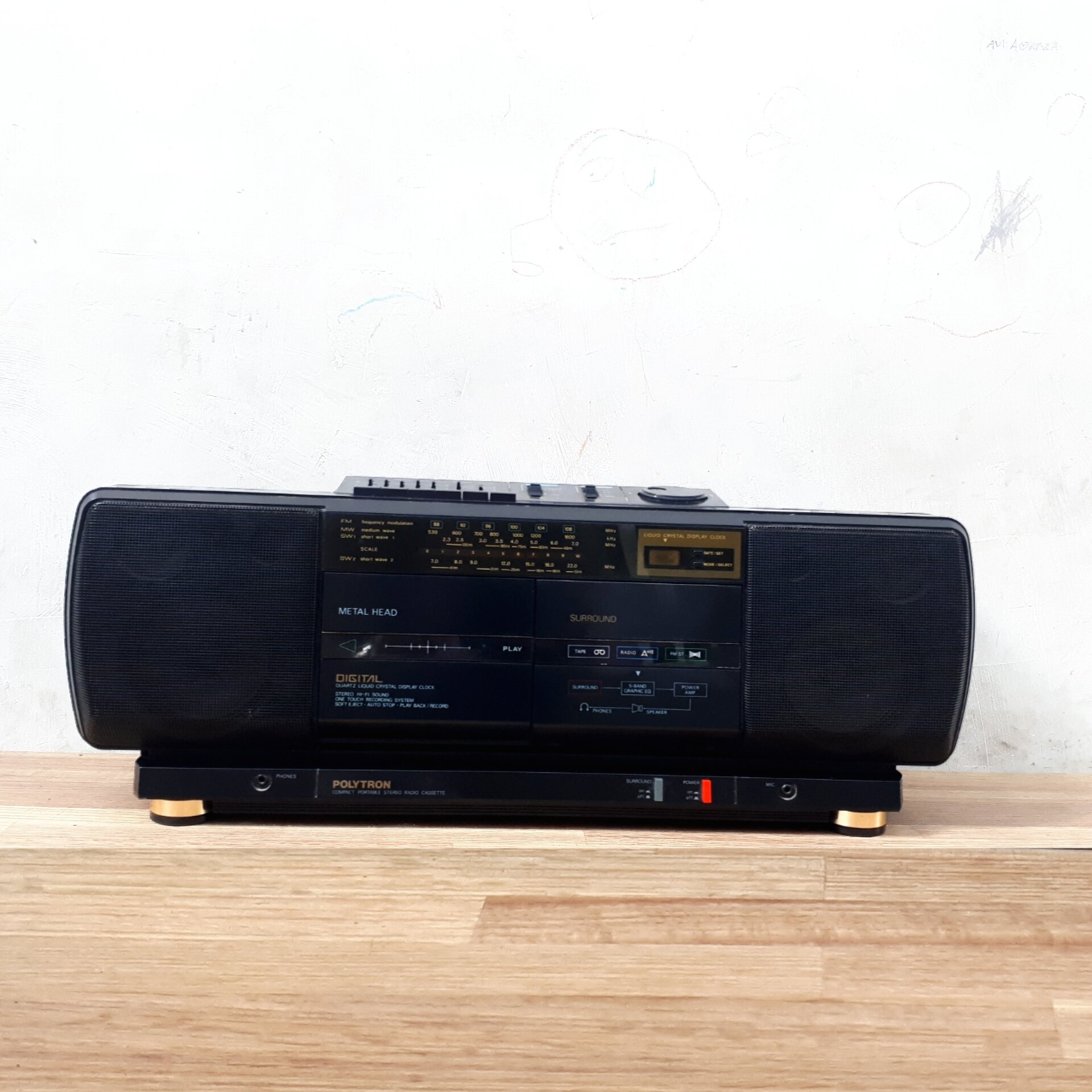 radio tape polytron PSC 35 T normal semua mulus istimewa (second ...