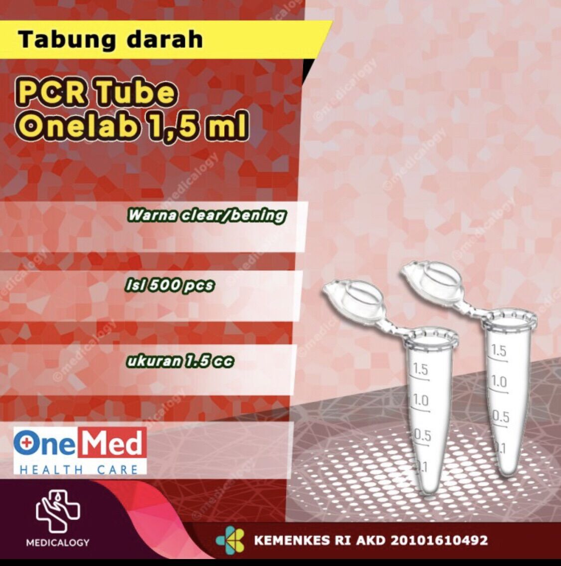 PCR Tube Onelab 1,5 ml | Lazada Indonesia