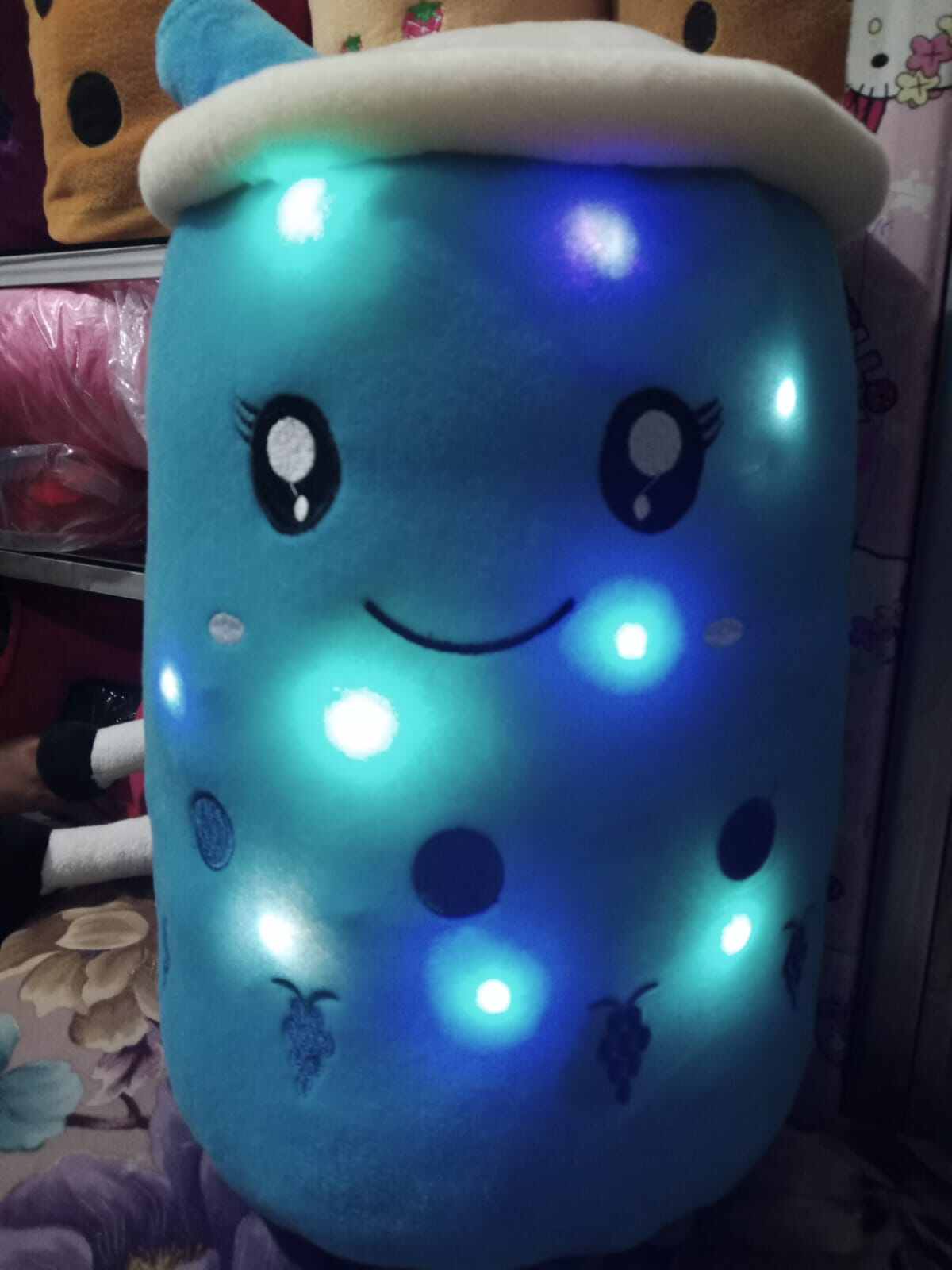 Boneka BOBA LED Jumbo ukuran Segede Galon Murah Warna biru | Lazada ...