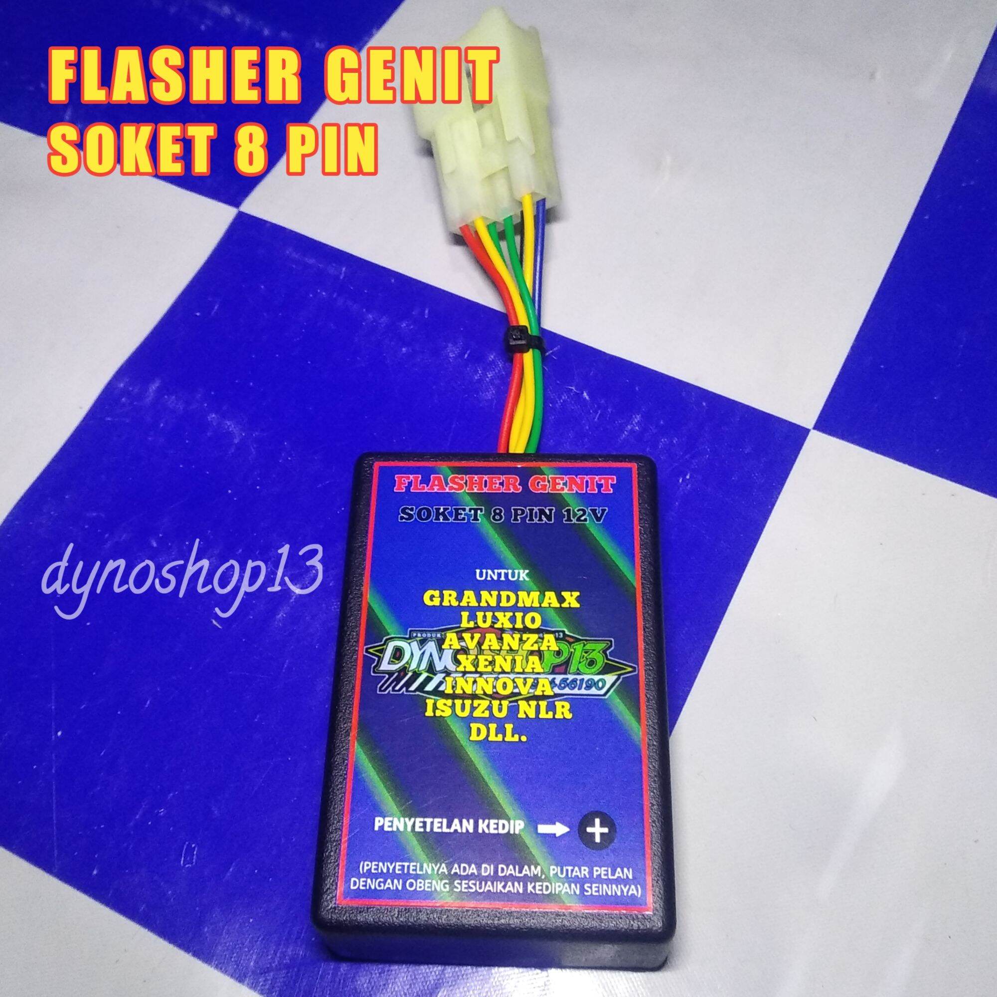flasher grandmax luxio isuzu NLR avanza xenia innova 8 pin 12v flaser ...