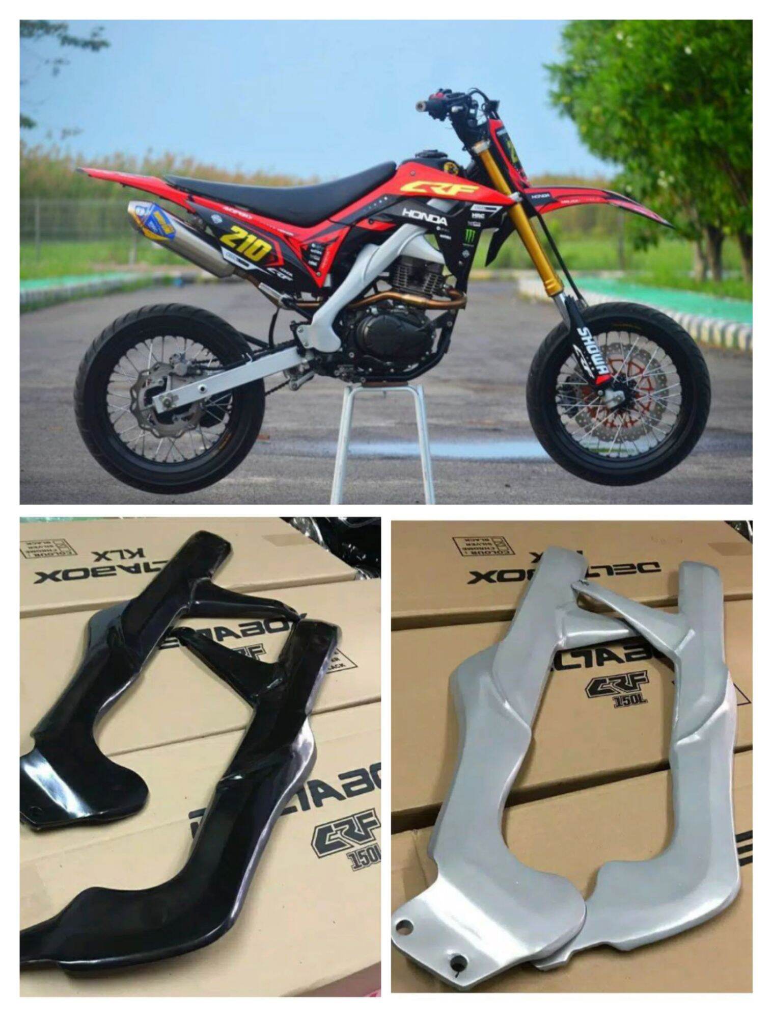 Deltabox CRF 150 Deltabox frame guard CRF 150 | Lazada Indonesia