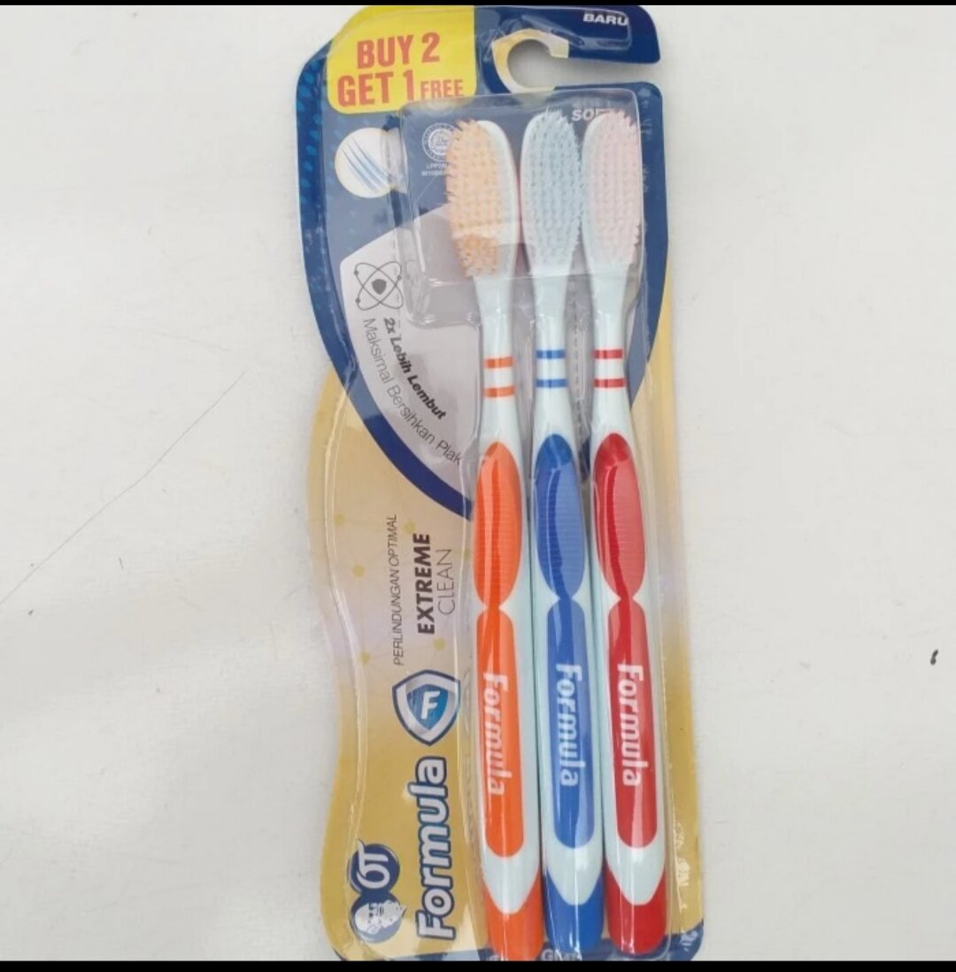 Sikat Gigi Formula Extreme Clean Kemasan isi 3 pcs | Lazada Indonesia