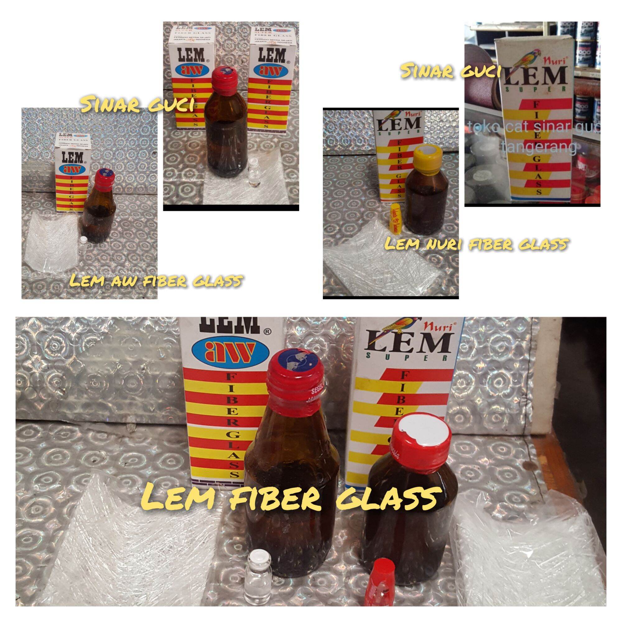 Lem Fiber Nuri Glass Lem Serba Guna | Lazada Indonesia