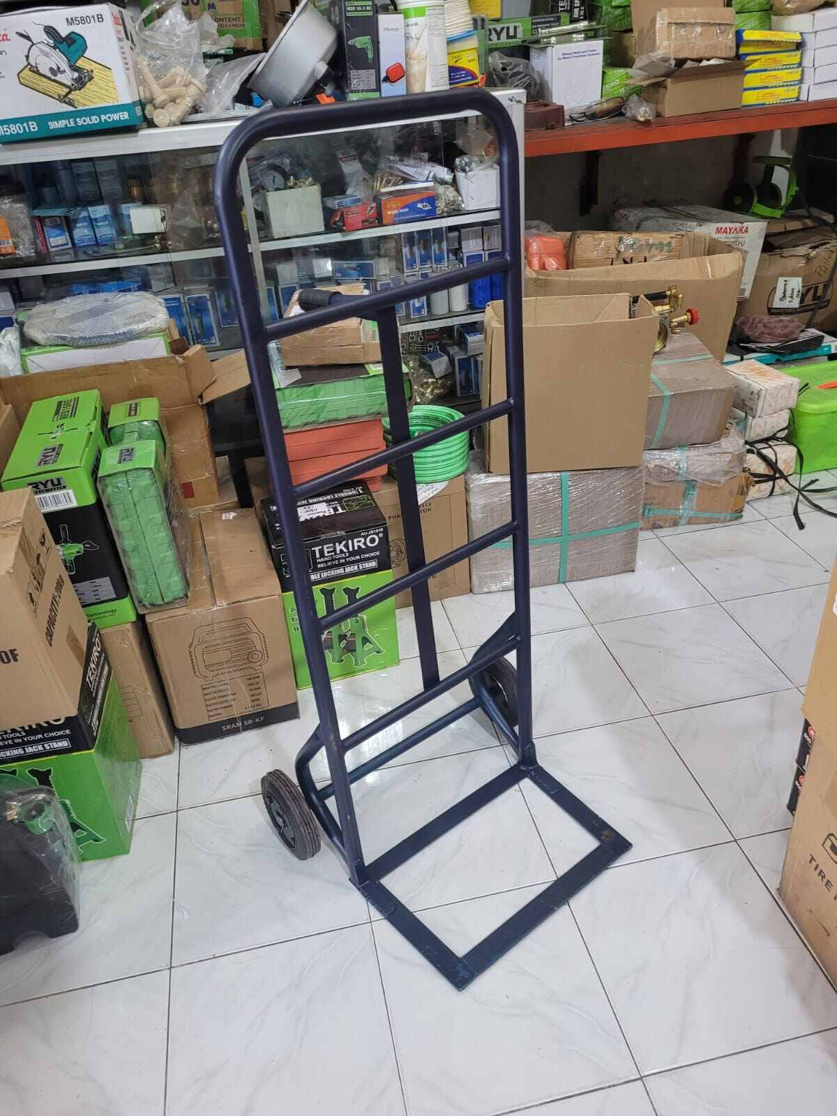 Troli trolley lori Barang Kapasitas 300kg Hand truck Dorong Barang ...