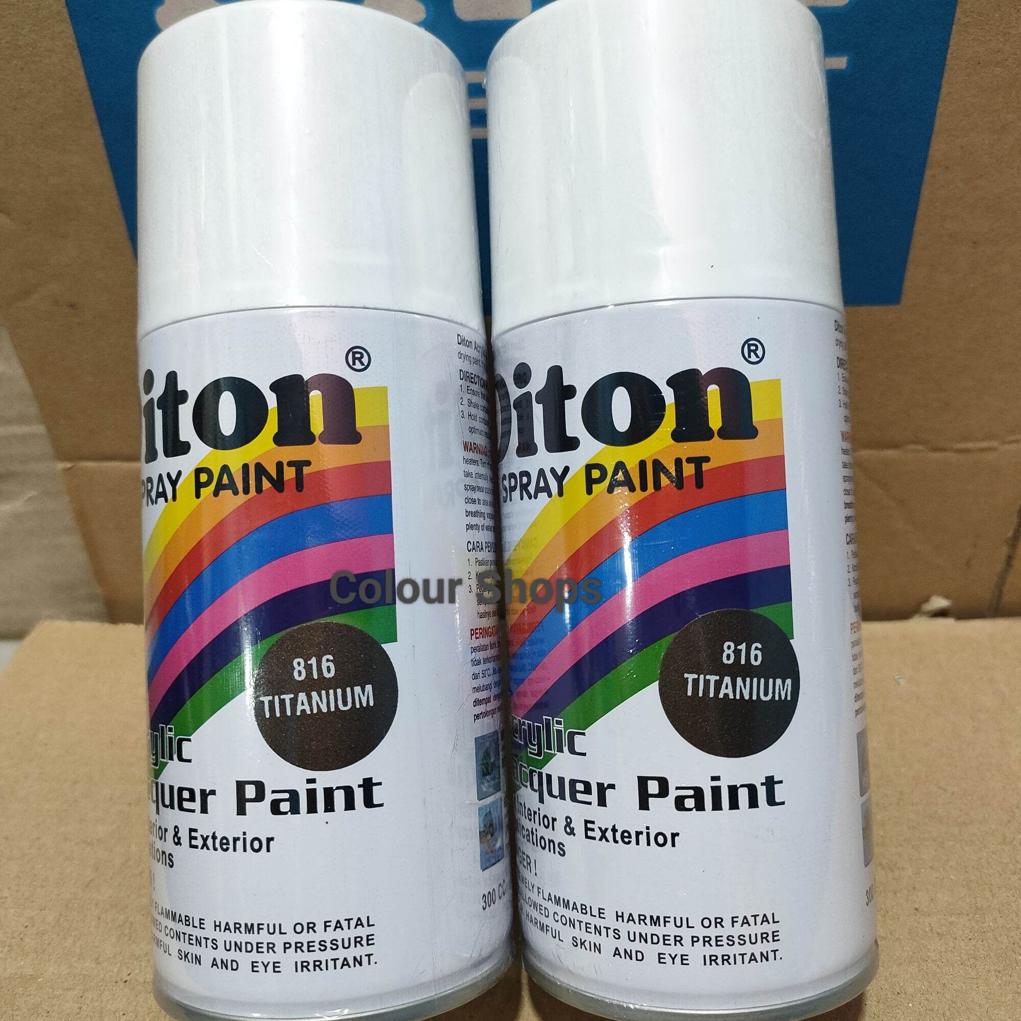 Pilok Pilox Cat Semprot Diton Titanium 816 ukuran 300cc /Besar Pylok ...