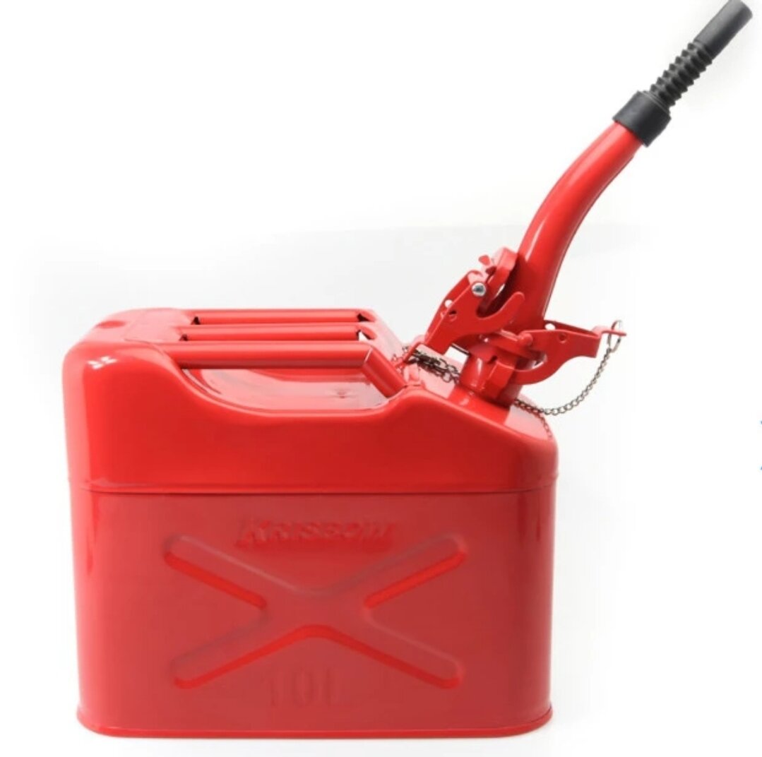 Jerigen Besi Krisbow Jerigen bensin 10 liter pertalite pertamax solar ...