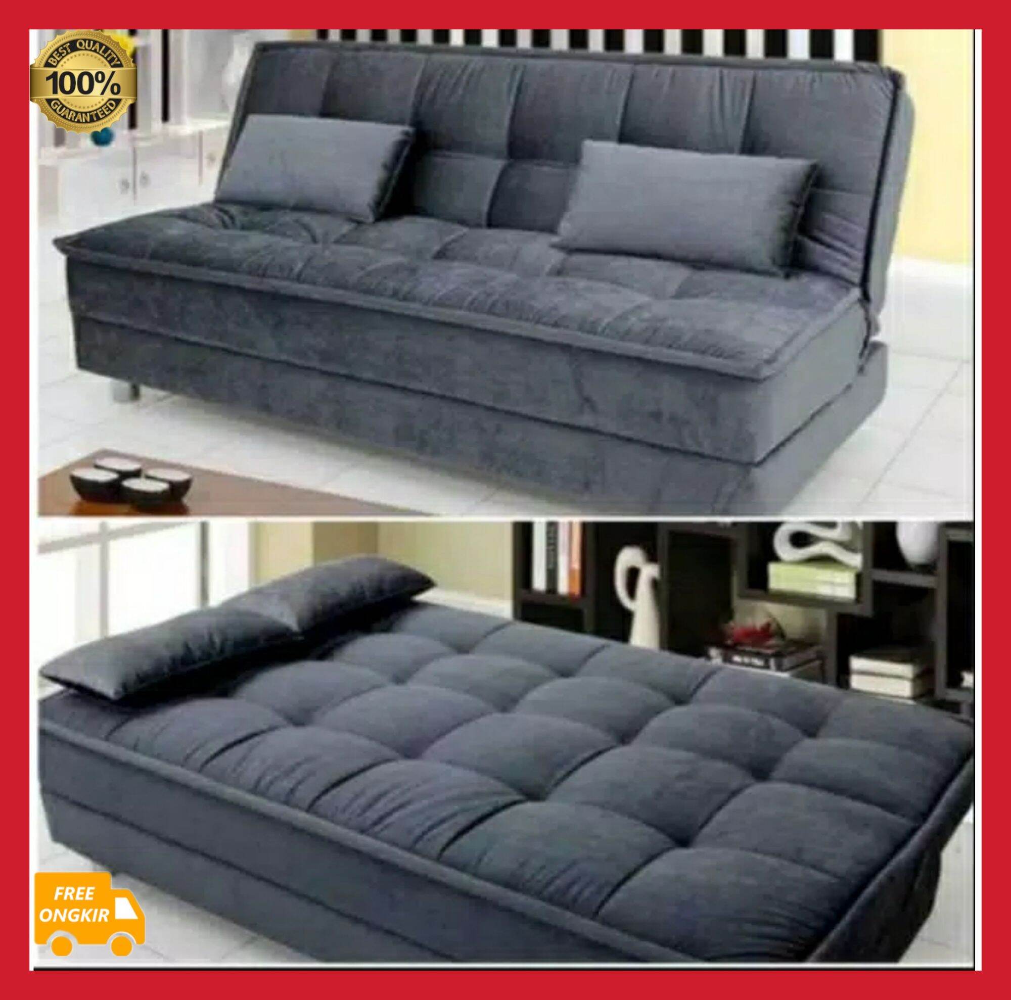 Sofa bed minimalis Sofa kursi tamu Sofabed modern | Lazada Indonesia