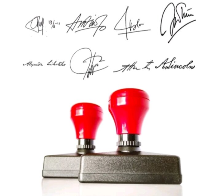 Stempel TTD / Stempel Tanda Tangan / Stempel Paraf custom | Lazada ...