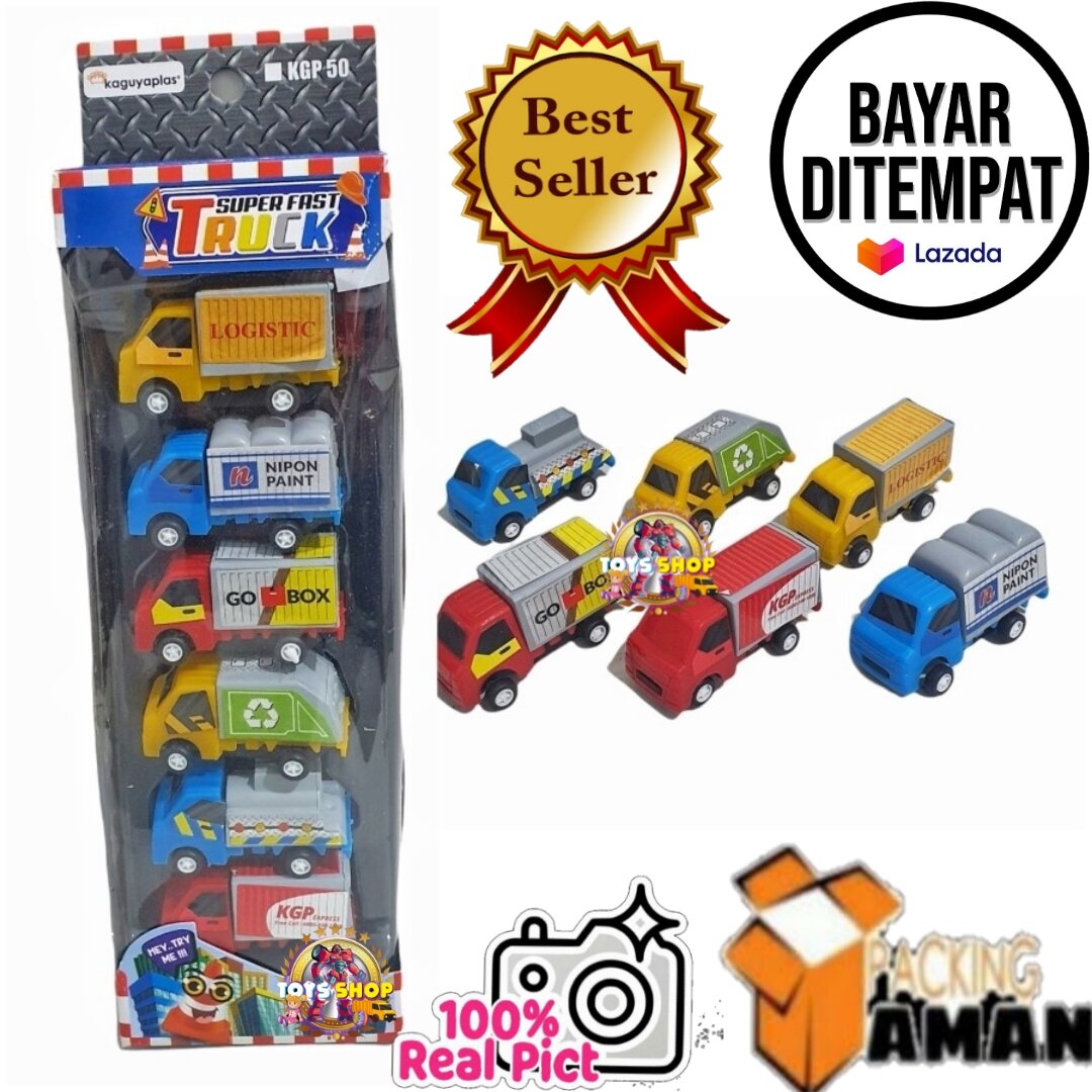 COD PROMO KGP50 MAINAN ANAK MOBIL PULL BACK / MOBIL SUPER FAST TRUCK ...