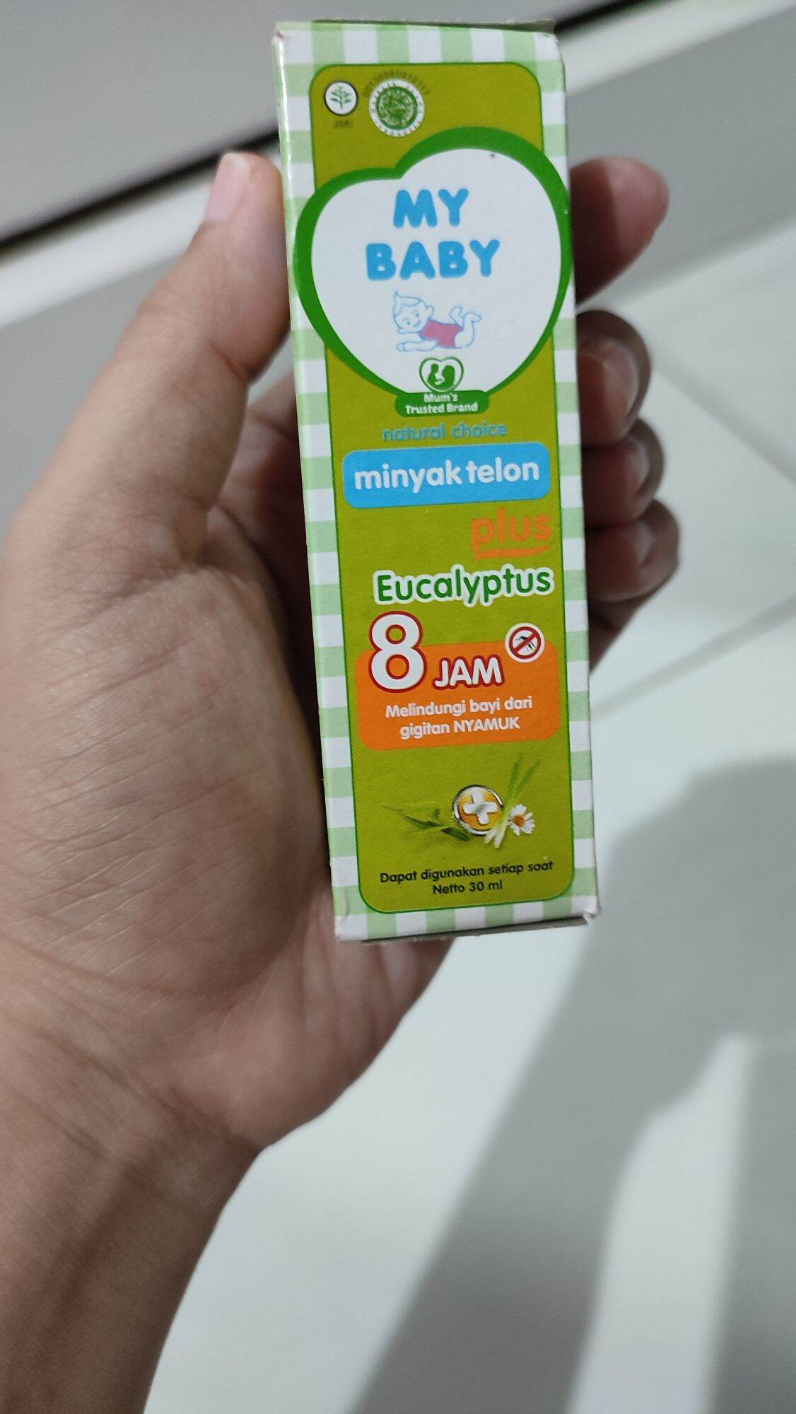 minyak telon plus my baby 30ml, perlindungan 8jam dari gigitan nyamuk ...