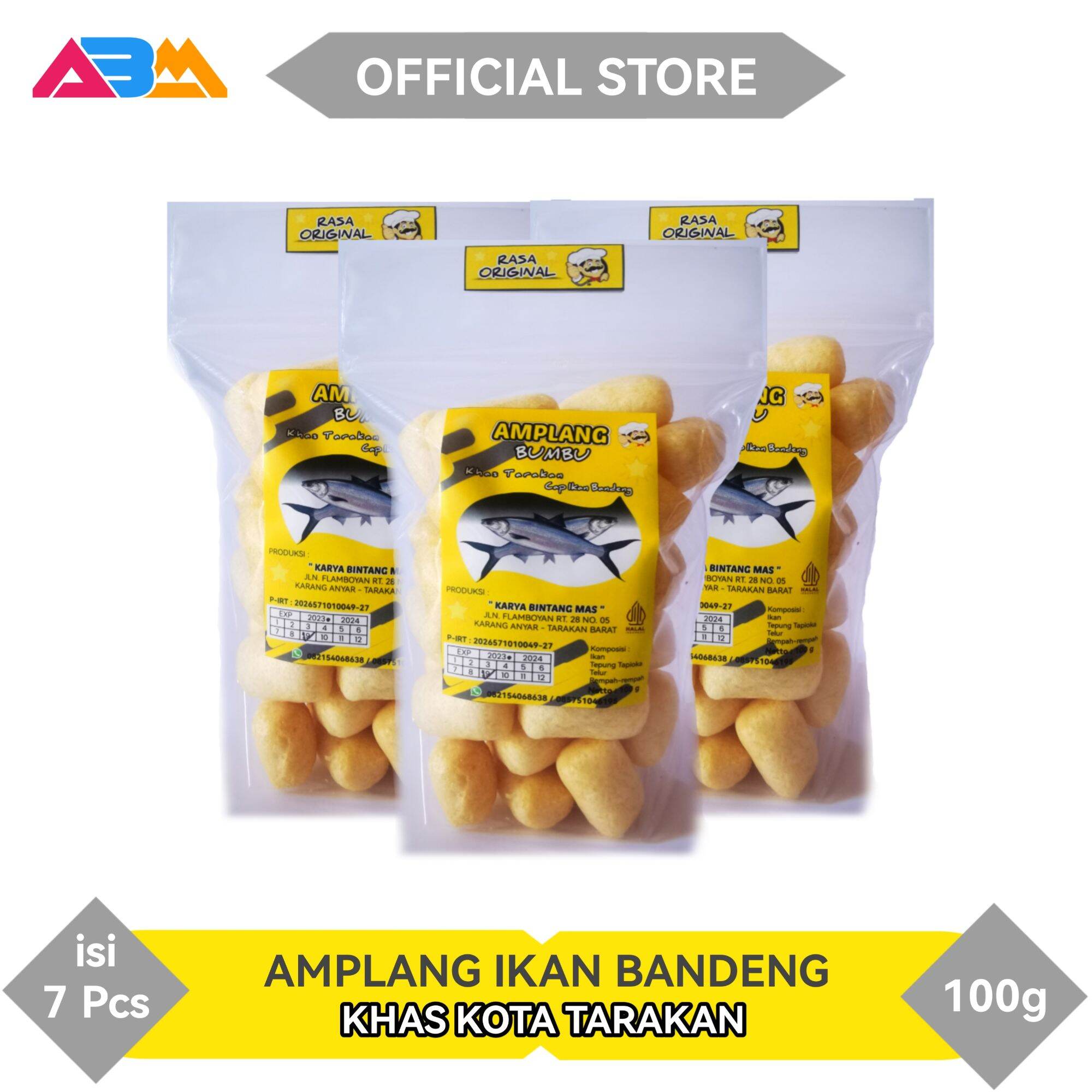 1 Dos Amplang Ikan Bandeng Khas Tarakan | Lazada Indonesia