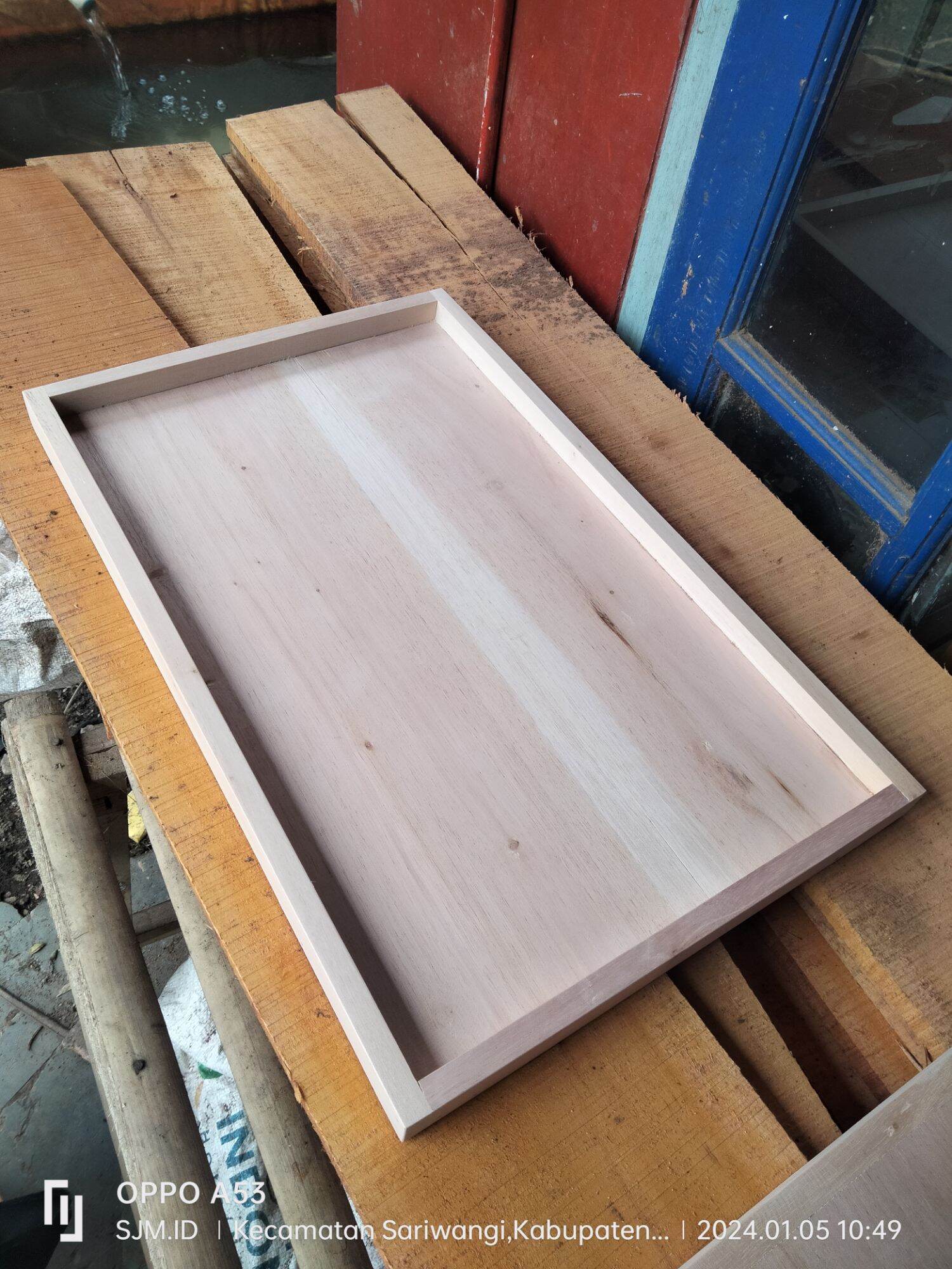 NAMPAN KAYU MAHONI BAKI KAYU MAHONI/ORIGINAL KAYU MAHONI UKURAN 30×18× ...