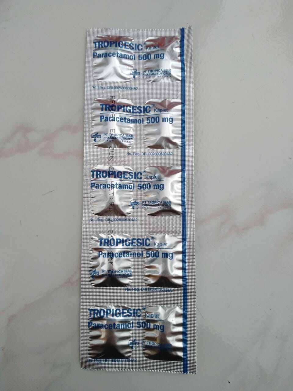 paracetamol TROPIGESIC 500mg | Lazada Indonesia