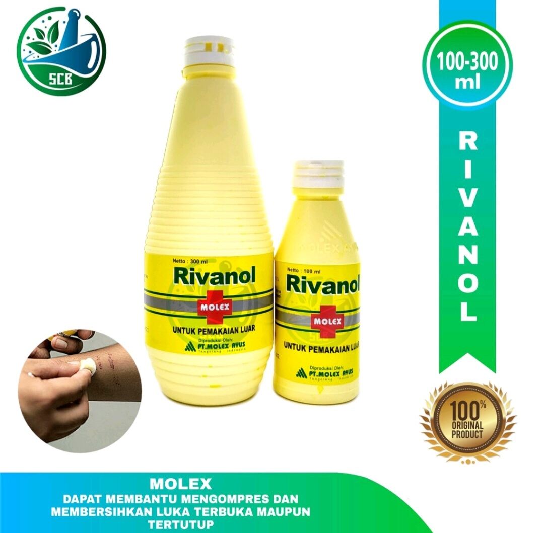 Rivanol Molex All Varian - Cairan Antiseptic Pembersih Luka | Lazada ...