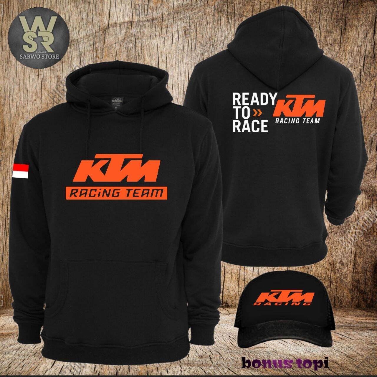 SWEATER HOODIE KTM RIDER INDONESIA | JAKET PRIA |ATASAN PRIA |HOODIE ...