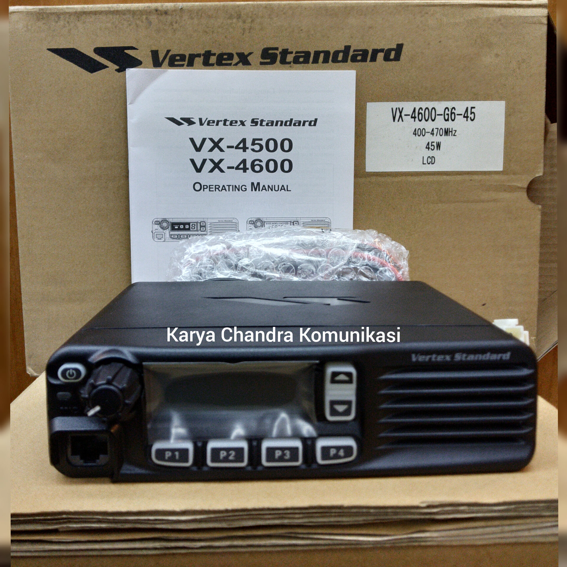 RADIO RIG VERTEX STANDARD VX-4600 UHF 400-470 MHZ 45 WATT | Lazada Indonesia