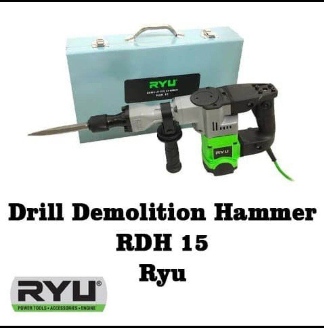 Demolition Hammer Ryu RDH 15 / Mesin Bor Bobok Beton Ryu RDH 15 ...