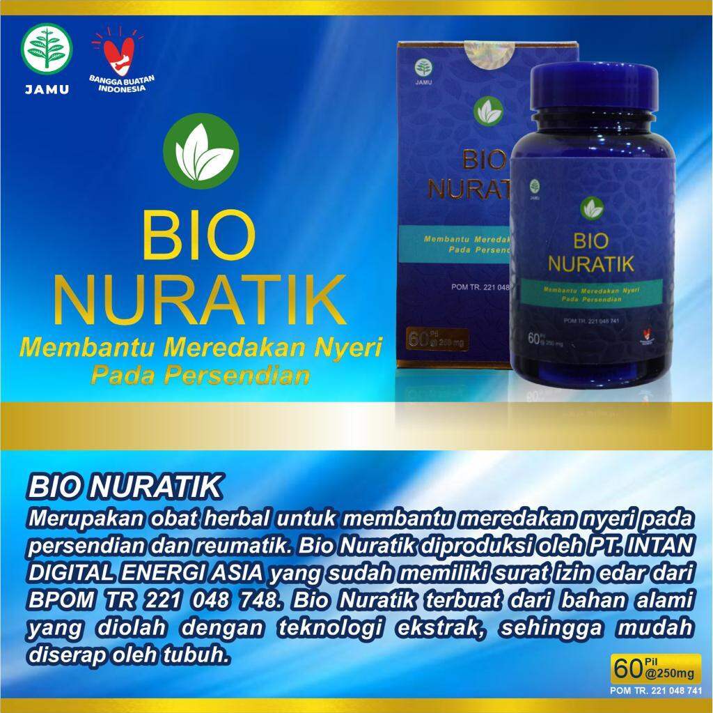 BIO NURATIK - OBAT REMATIK PERSENDIAN AMAN BPOM | Lazada Indonesia