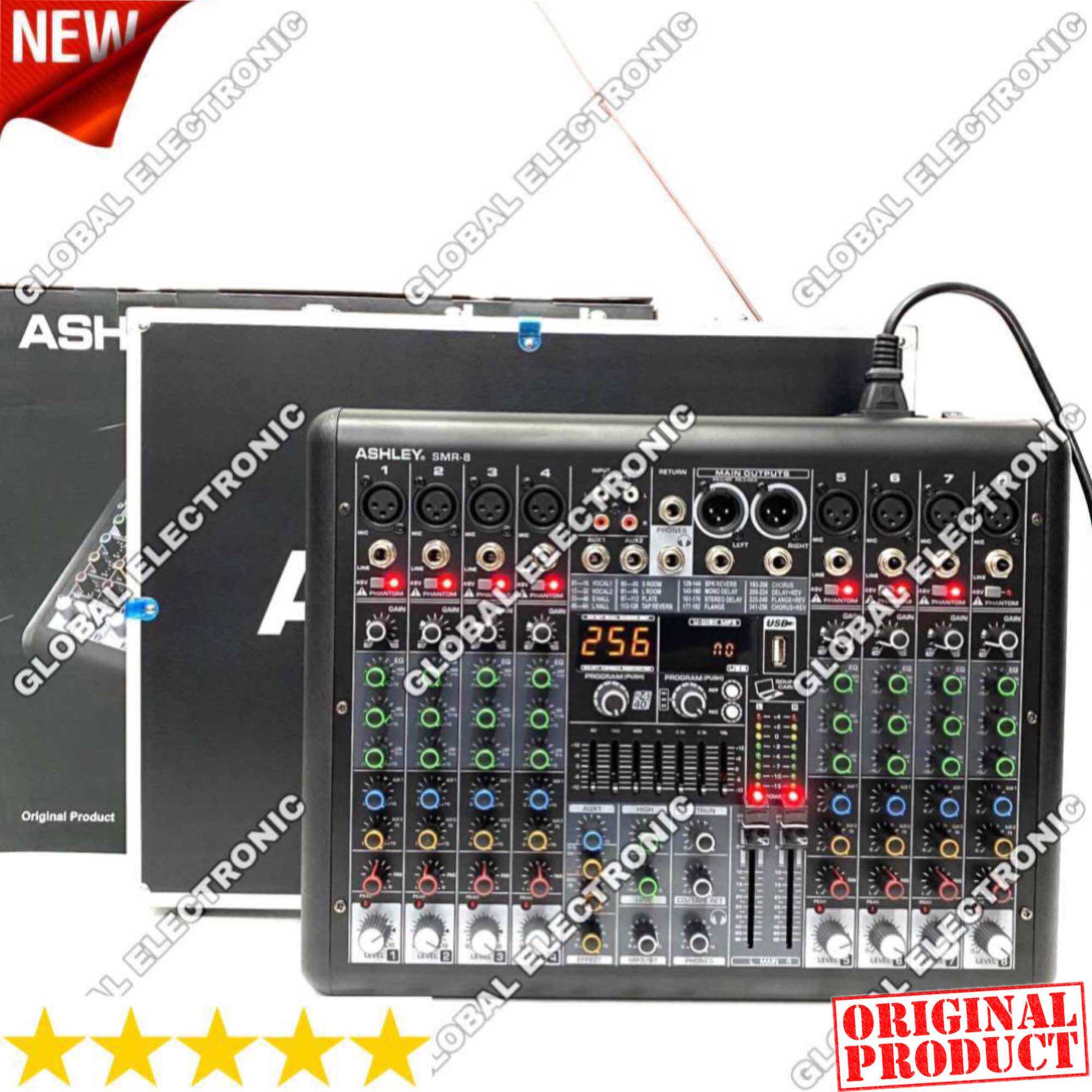 Mixer Ashley SMR 6 / SMR 8 / SMR 4 Original 6 Channel 8 Channel 4 Channel Original Ashley ...