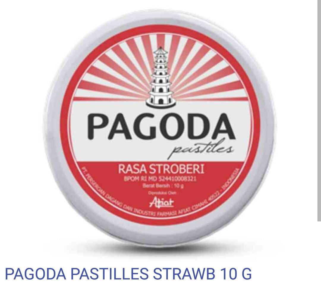 Permen Pagoda Pastiles Rasa Strawberry 10g | Lazada Indonesia
