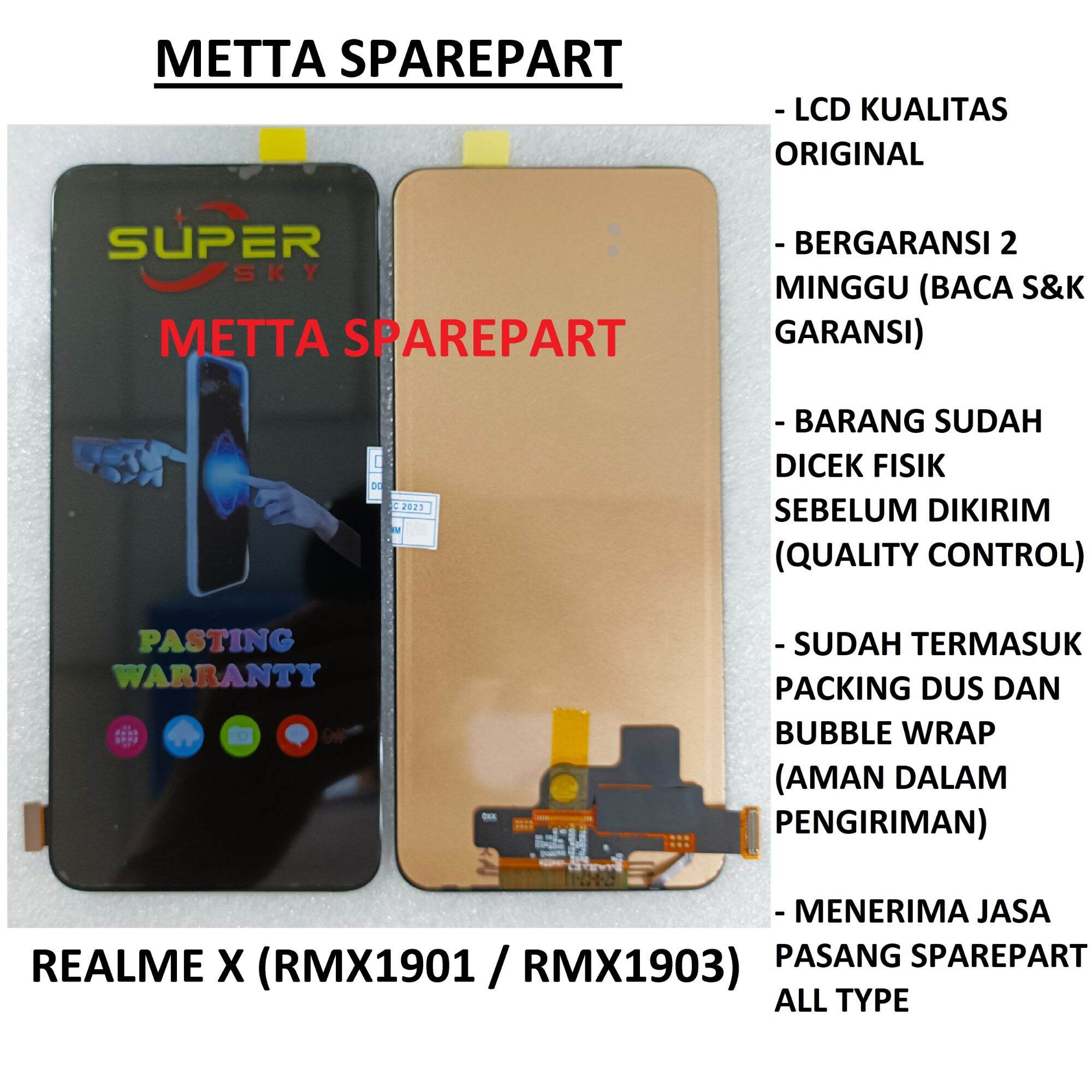 Original OEM LCD Touchscreen Realme X (RMX1901 / RMX1903) | Lazada ...