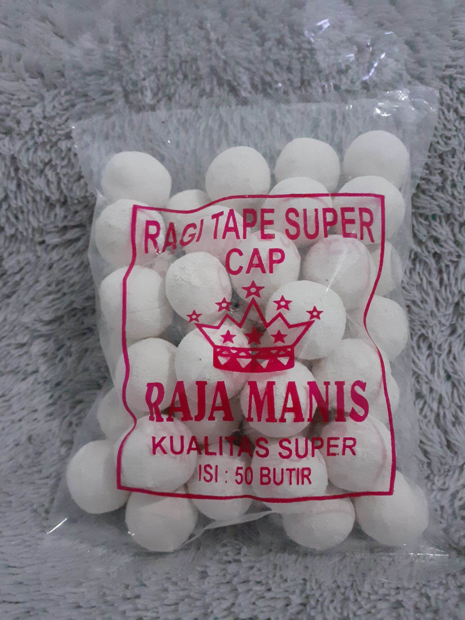 Ragi Tape Super Raja Manis Bulat isi 50 butir | Lazada Indonesia