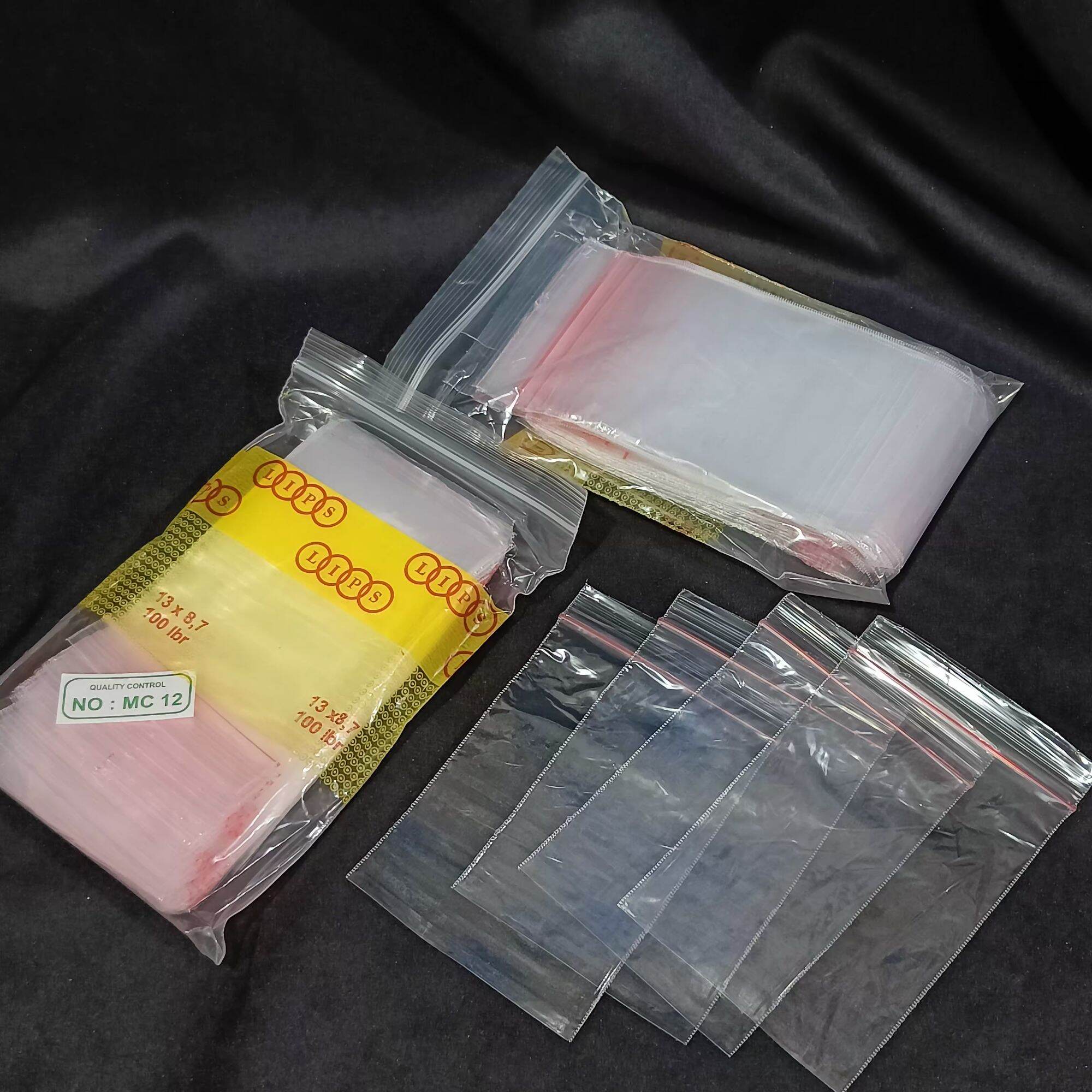 Plastik Klip Size 8 7x13 Cm Isi 100 Lembar Kantong Klip Obat Plastik