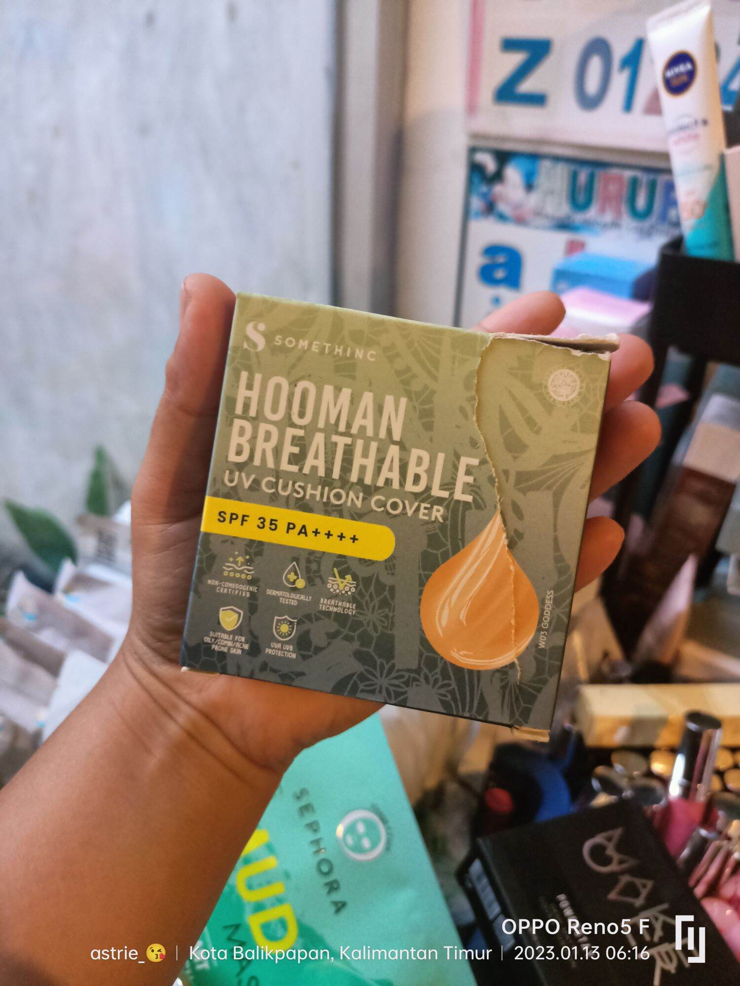 somethinc chusion hooman shade serene, bijoux, goddess (rijek no puff ...