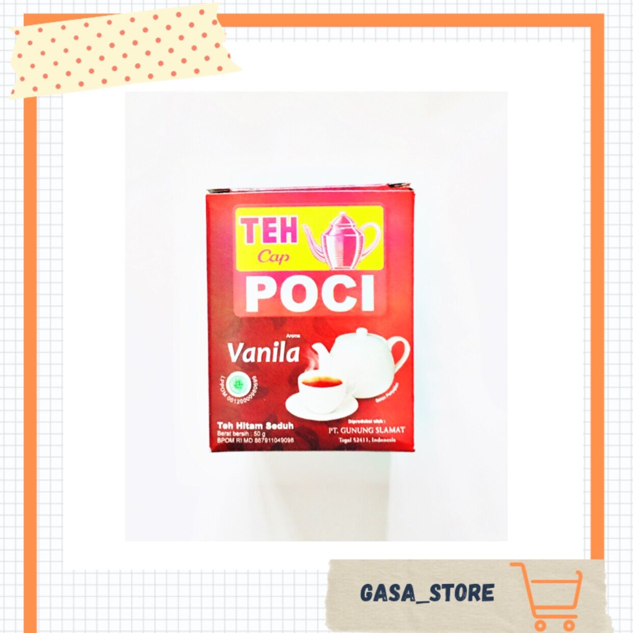 Teh poci vanilla 50 gram | Lazada Indonesia