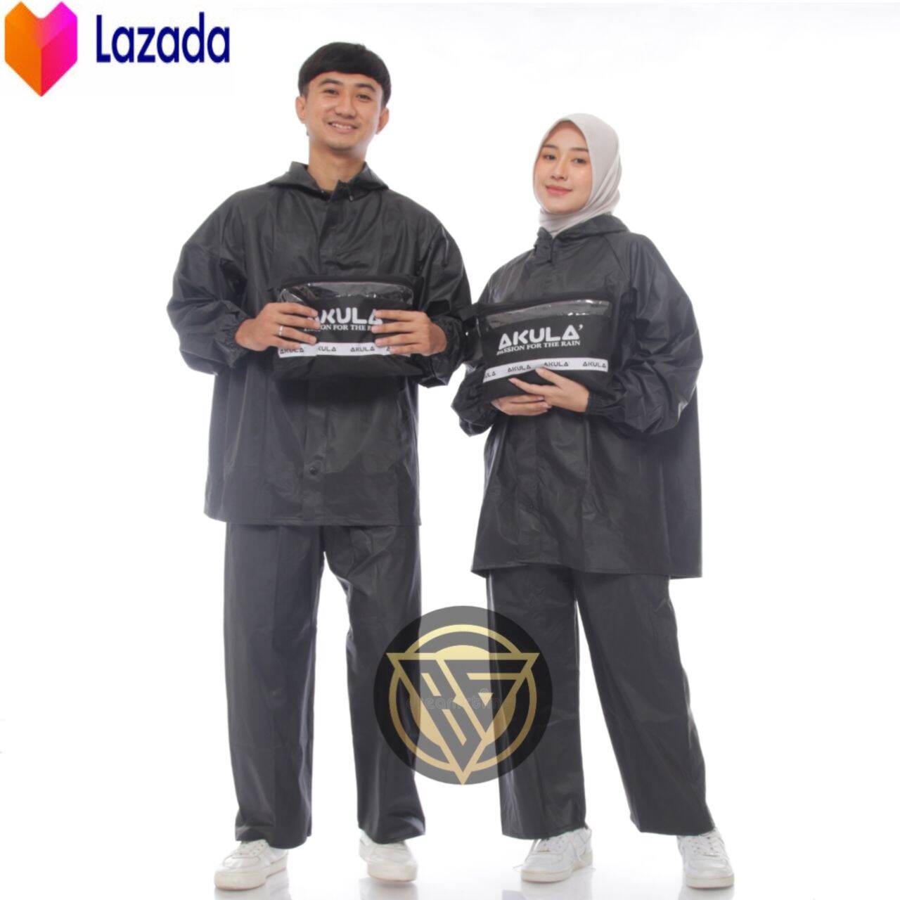 RAINCOAT !! JAS HUJAN Pria dan Wanita BY AKULA BAHAN PVC 025 BEST ...