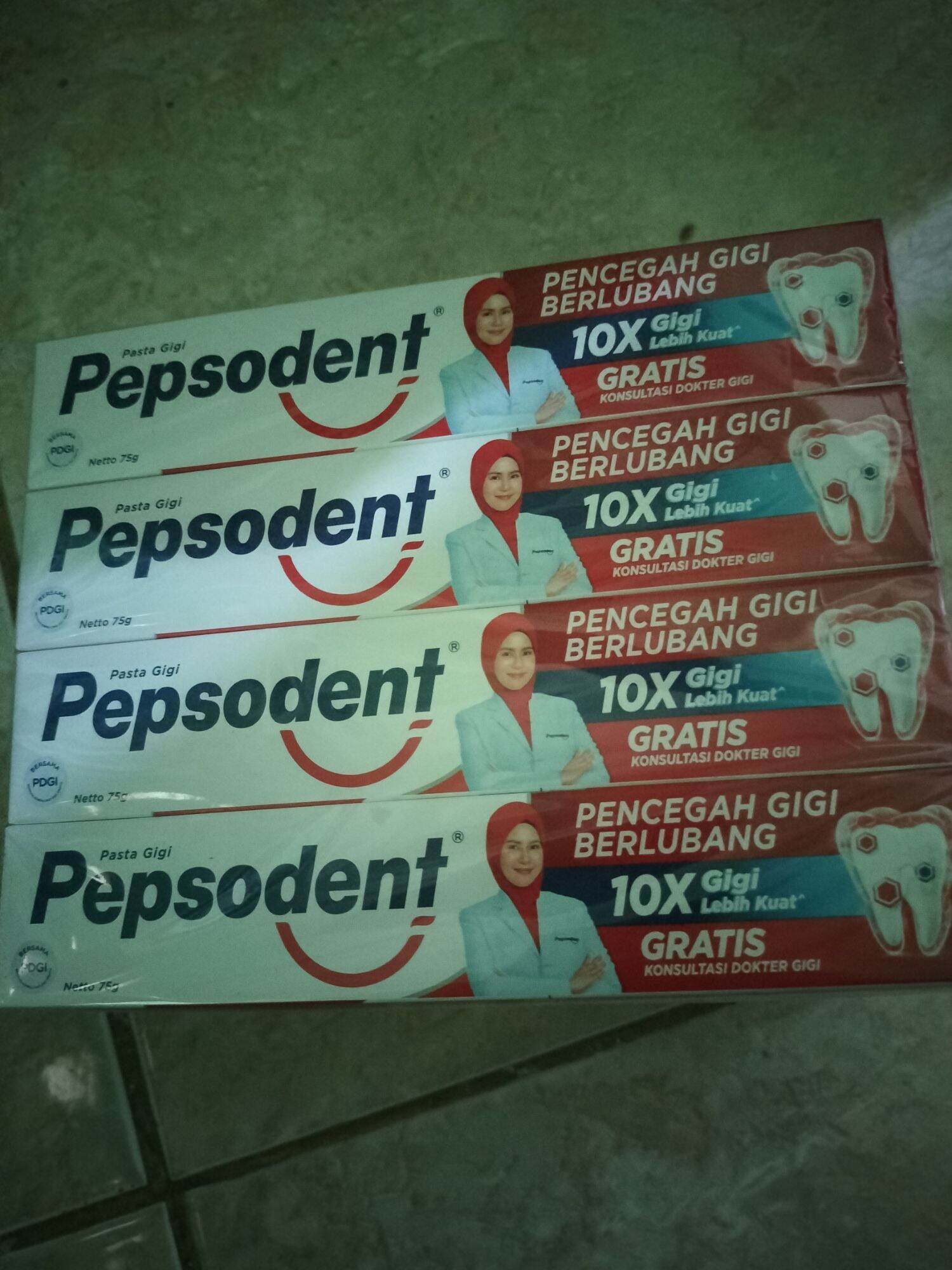 PEPSODENT MERAH PUTIH 75 GR 1 LUSIN | Lazada Indonesia