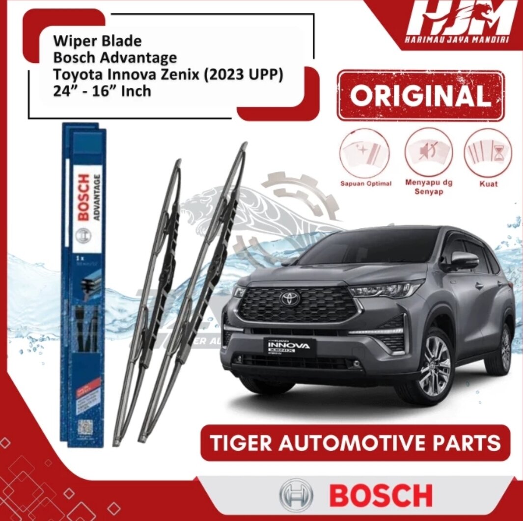 BOSCH WIPER DEPAN TOYOTA INNOVA ZENIX / HYBRID 2023 - UP ADVANTAGE ...