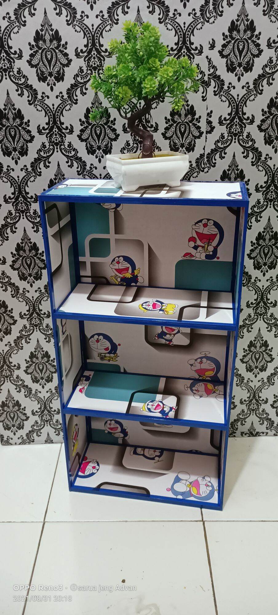 rak box susun 4 karakter | Lazada Indonesia