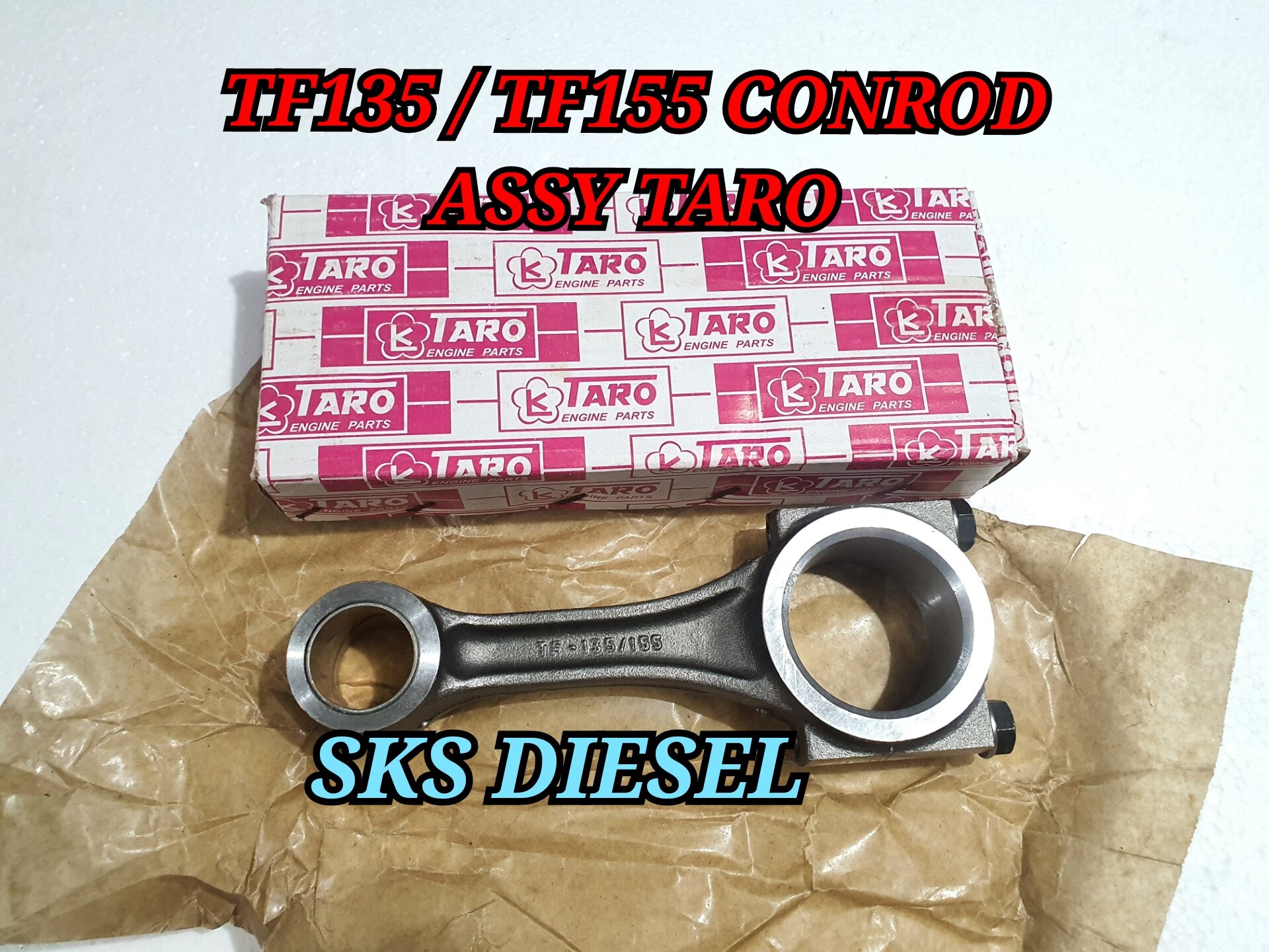 TF135 TF155 CONROD SOKAR STANG SEHER MESIN DIESEL YANMAR MEREK TARO ...