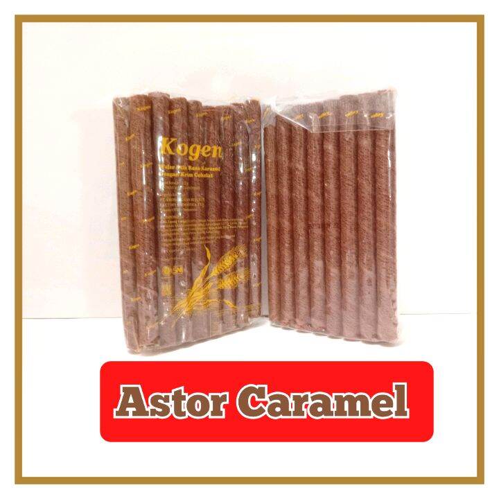 WAFER STICK KHONG GUAN CARAMEL - astor rasa Caramel Coklat | Lazada ...