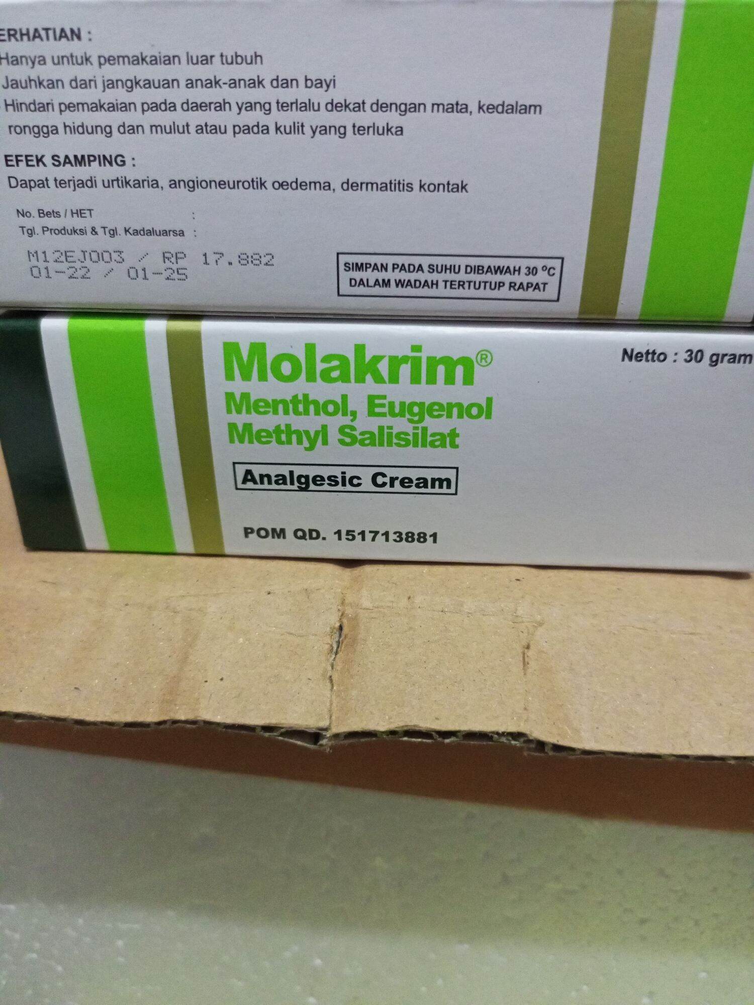 MOLAKRIM ANALGESIC CREAM | Lazada Indonesia