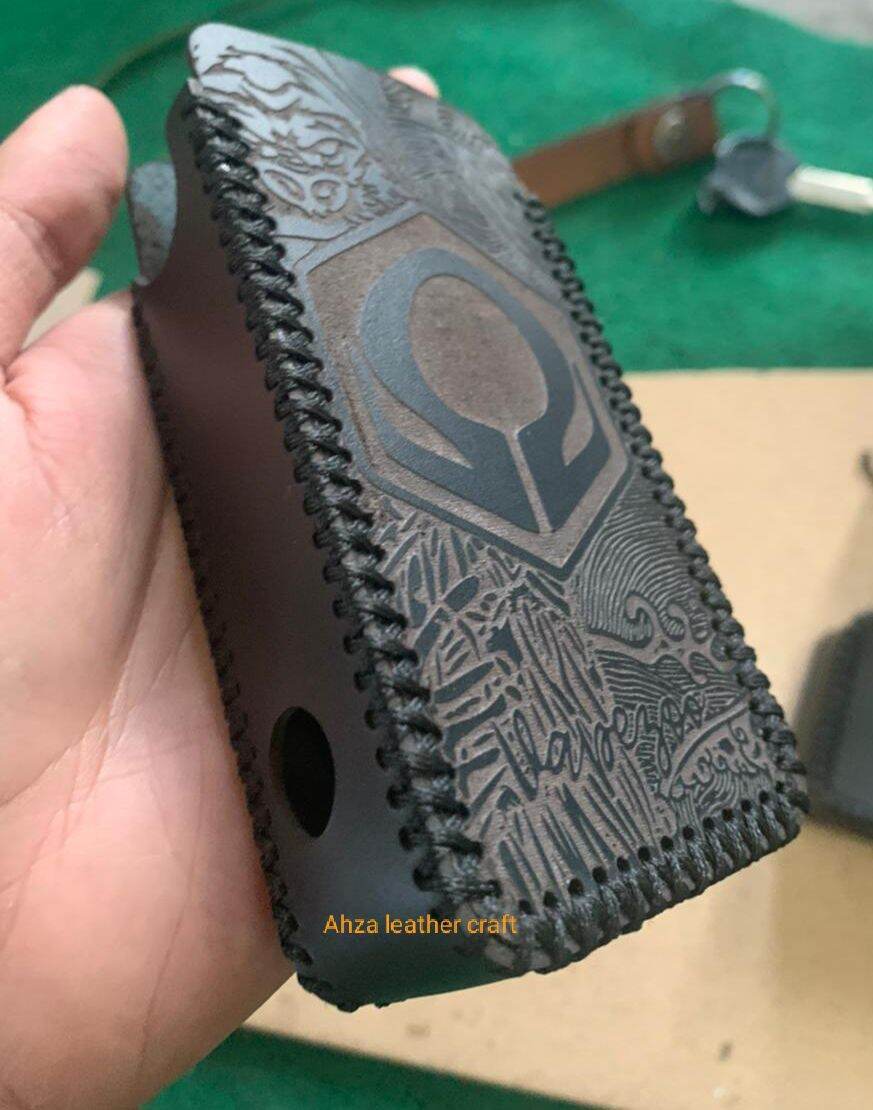 Case hexohm Oframe/Anodized, Sleeve hexohm, wadah vape, bahan kulit ...