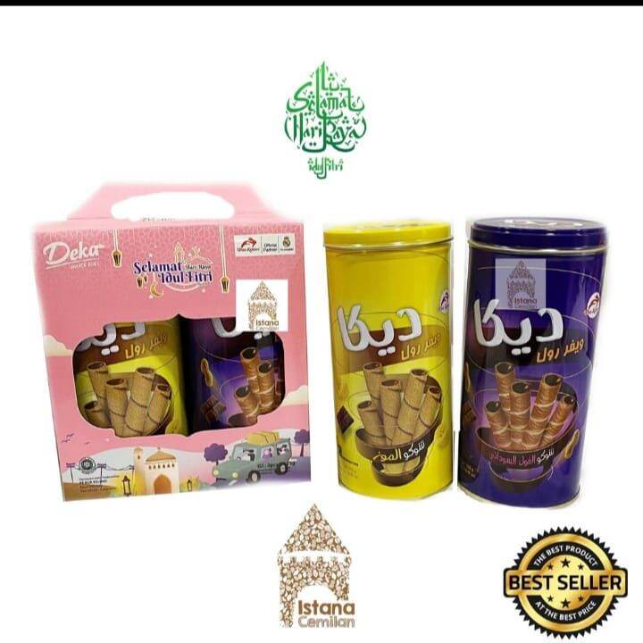 DEKA WAFER ROLL 2 IN 1 ISI 2 KALENG SPESIAL IDUL FITRI | Lazada Indonesia