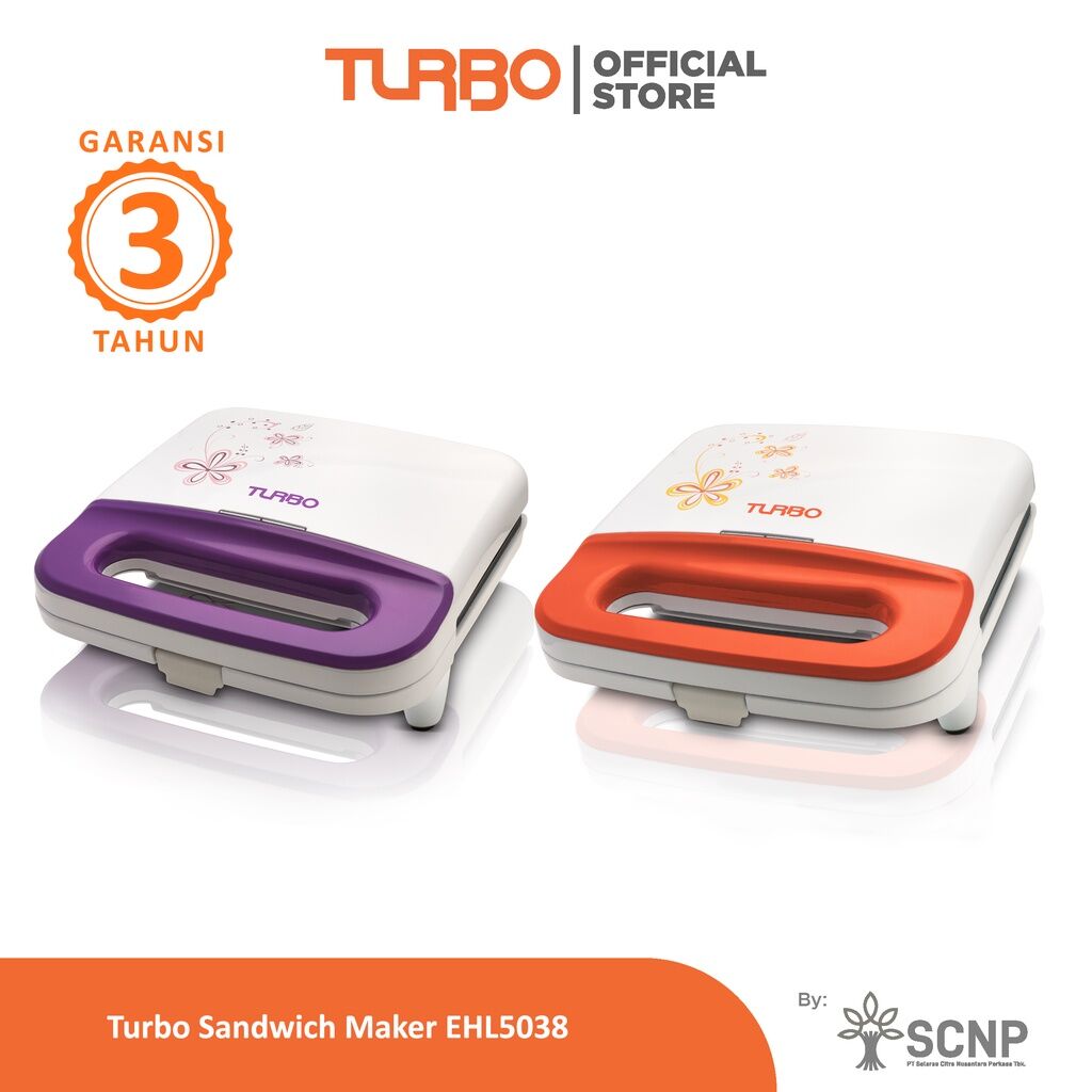 TURBO Sandwich Maker Pembakar Roti EHL-5038 | Lazada Indonesia