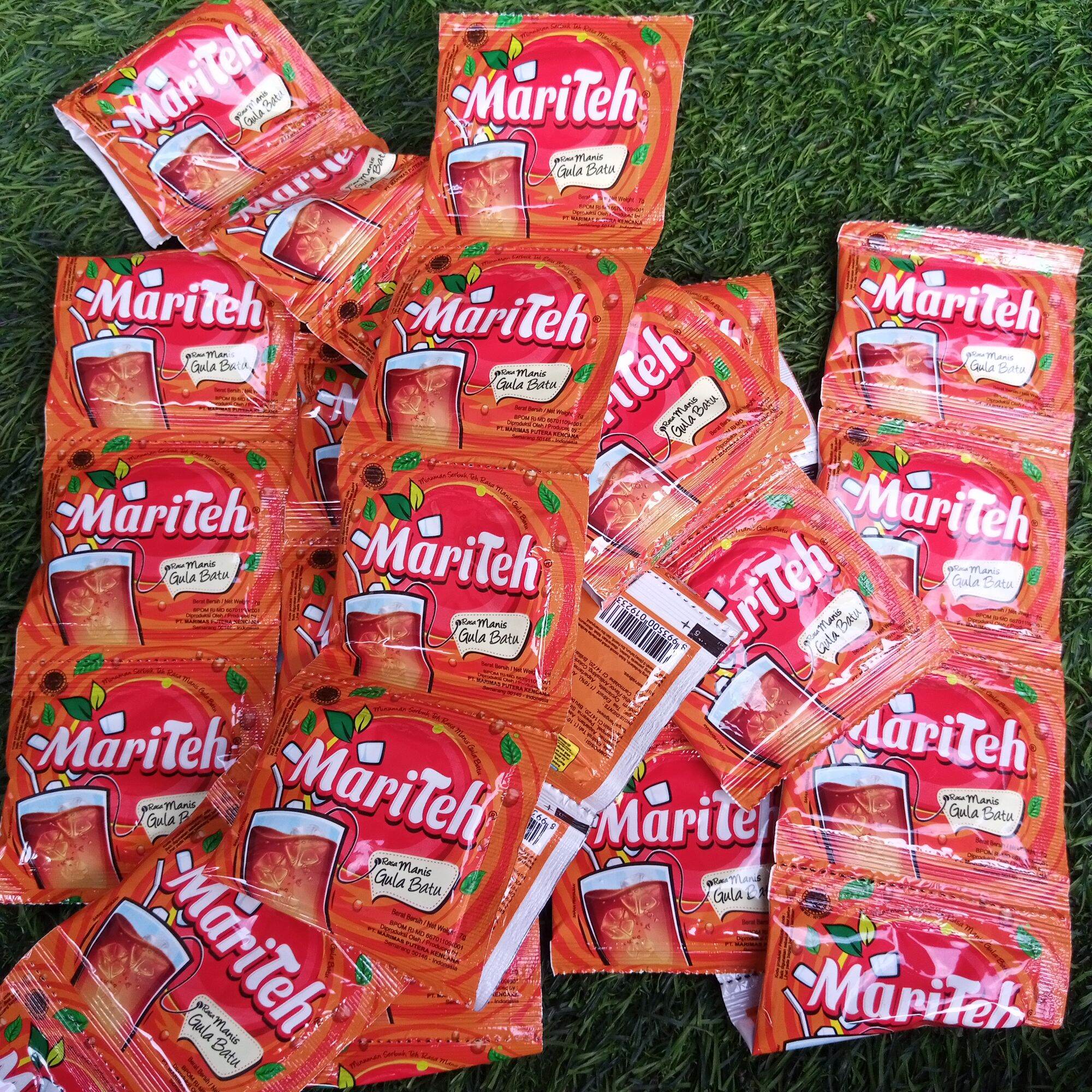 50 Sachet Mariteh Minuman Serbuk Rasa Teh Manis Gula Batu | Lazada ...