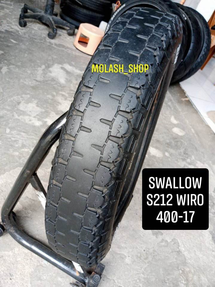 swallow s212 wiro ring 17 buat motor custom ukuran 400-17 kondisi 2nd copotan dan ukiran bonus ...