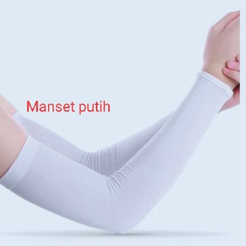 manset tangan Putih pria dan wanita tebal berkualitas | Lazada Indonesia