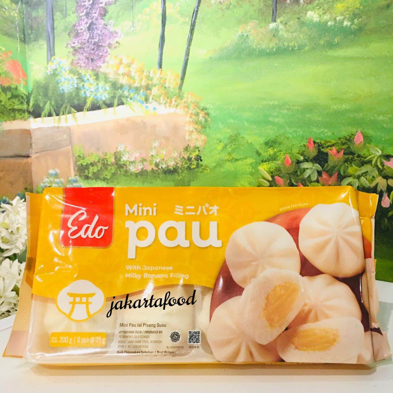 Mini pao edo / mini pau edo isi pisang susu / bakpao isi milky banana ...