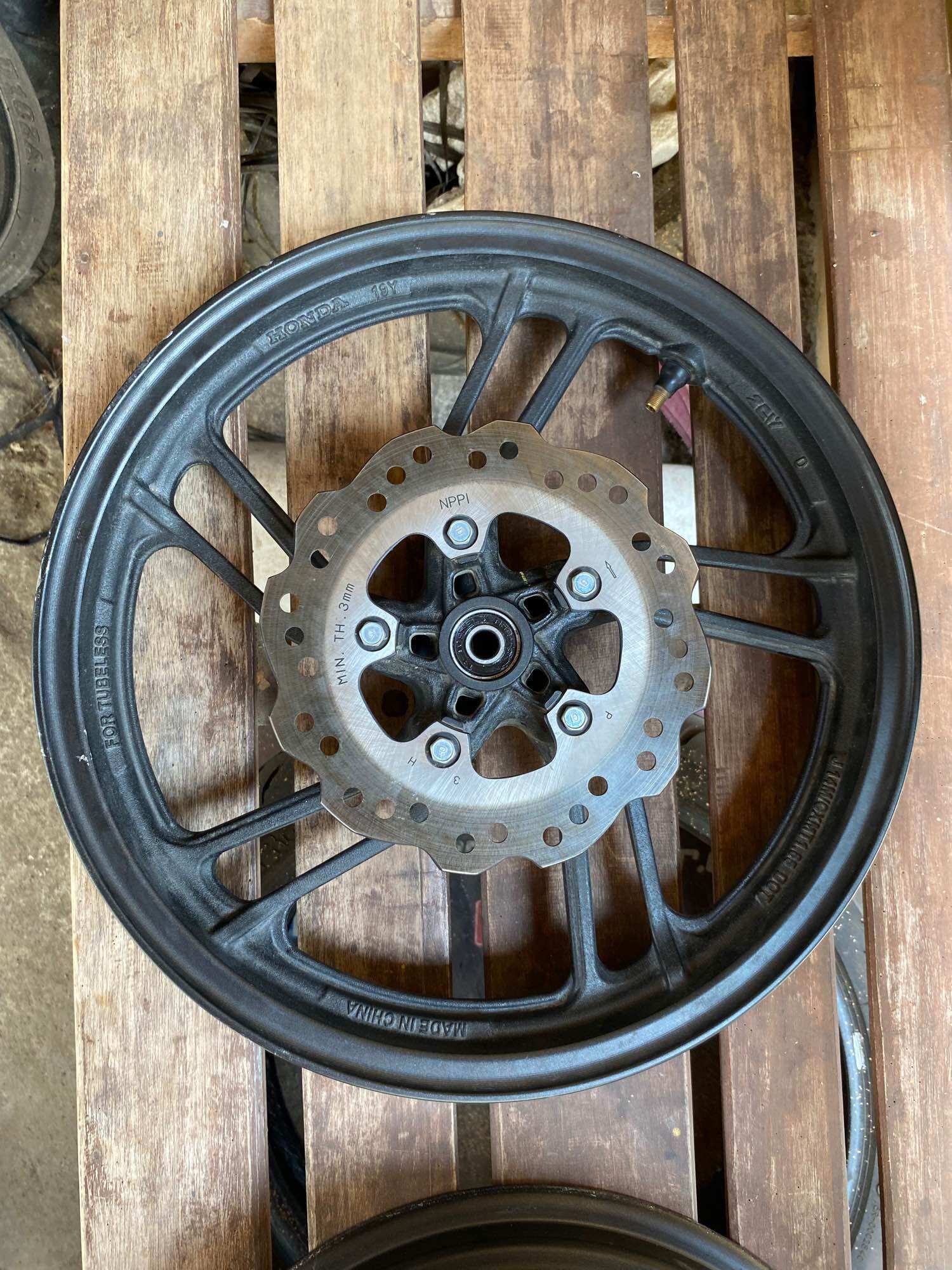 44601K59A70ZA Velg Depan Vario 150 New Keyless Ori Honda AHM pnp vario ...