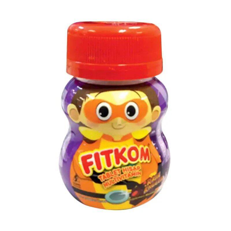fitkom tablet hisap multivitamin isi 21 tablet | Lazada Indonesia