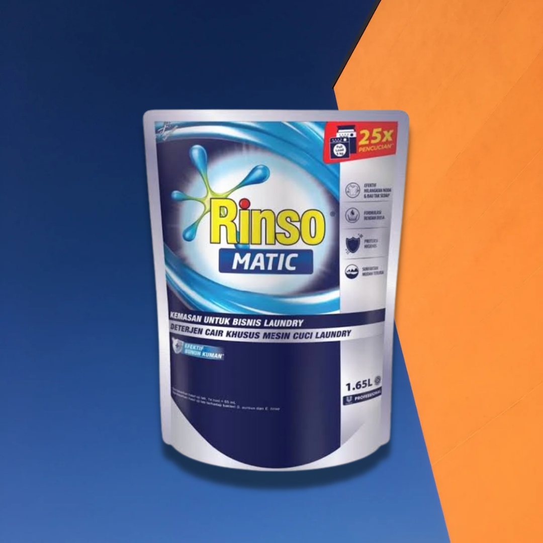 Rinso Matic Professional Cair 1.65 Liter | Lazada Indonesia