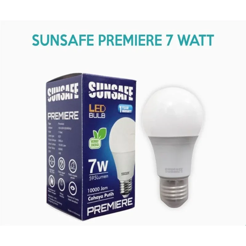 Lampu bohlam led blub SUNSAFE premiere 7 watt | Lazada Indonesia