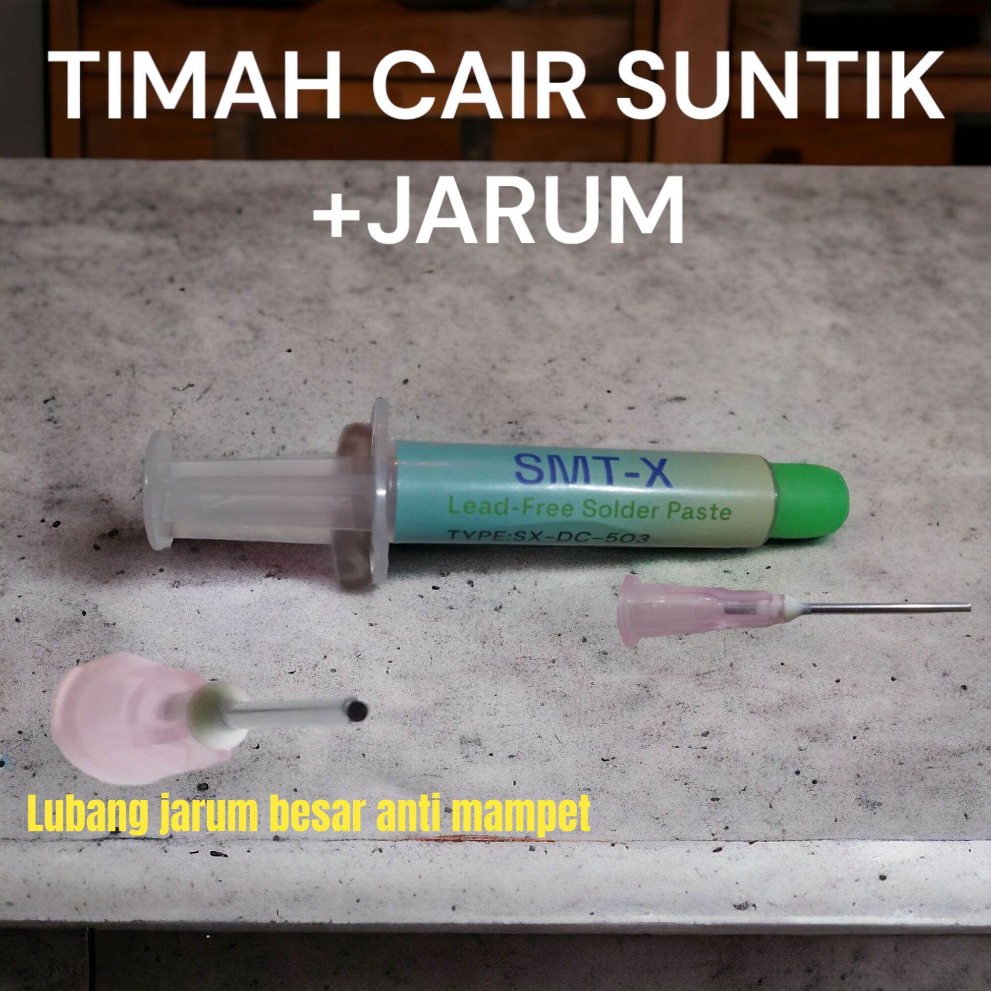 Timah cair / Timah pasta SMT-X 183° 15gr/50gr anti kering | Lazada ...