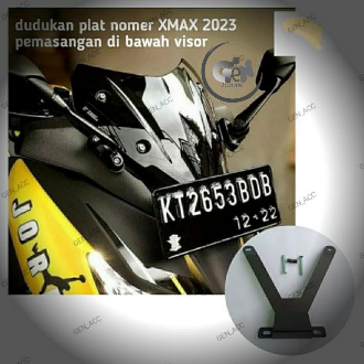 Breket Dudukan Plat Nomor New Nmax 2023 Model Atas | Lazada Indonesia